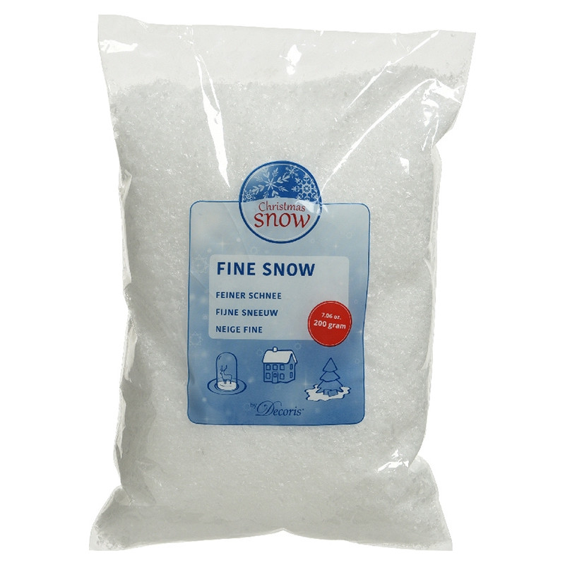 Busta di neve fine artificiale