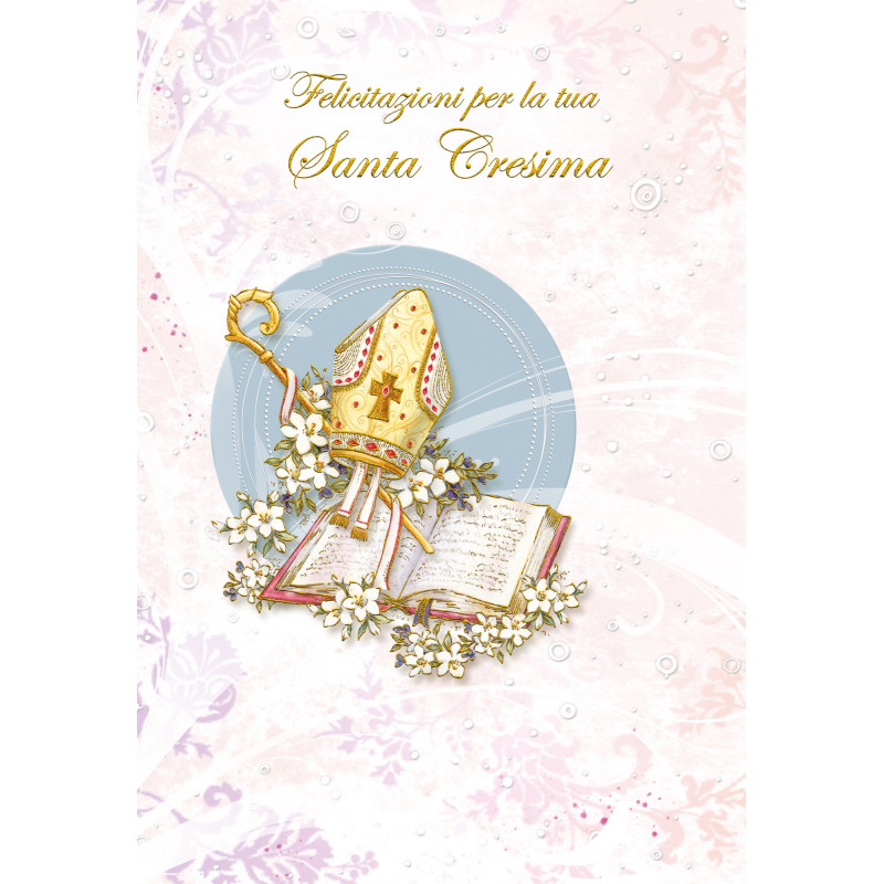 Biglietto santa cresima