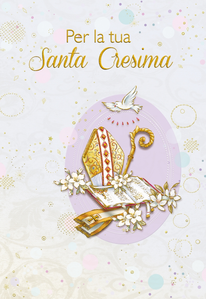 Biglietto santa cresima